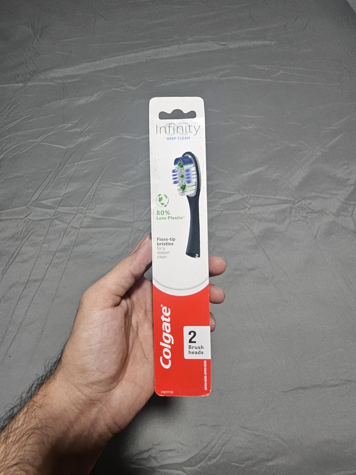 Colgate Infinity Deep Clean Replacement Toothbrush Heads, 2 Pack Soft ...