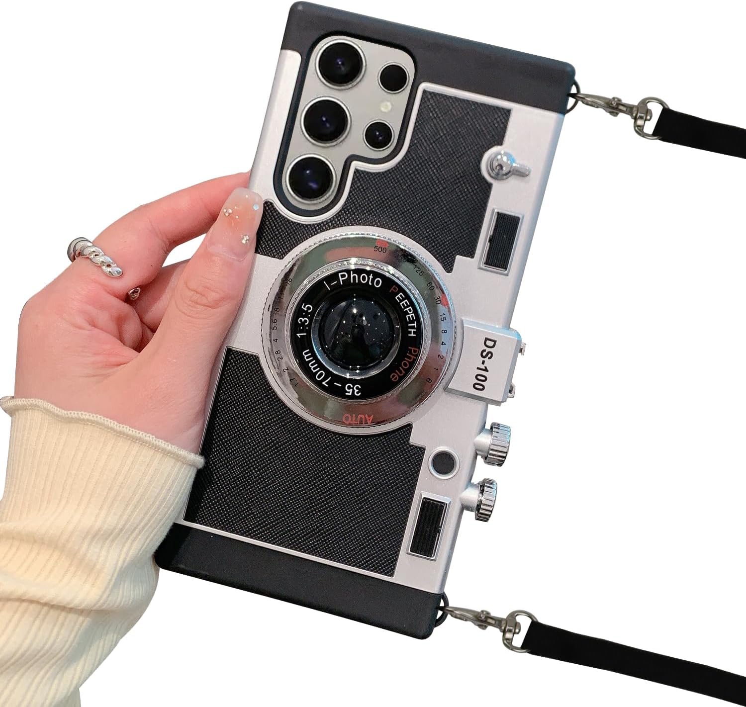 Amazon.com: YAKVOOK Case for Samsung Galaxy S25 Ultra,Camera Phone Case ...