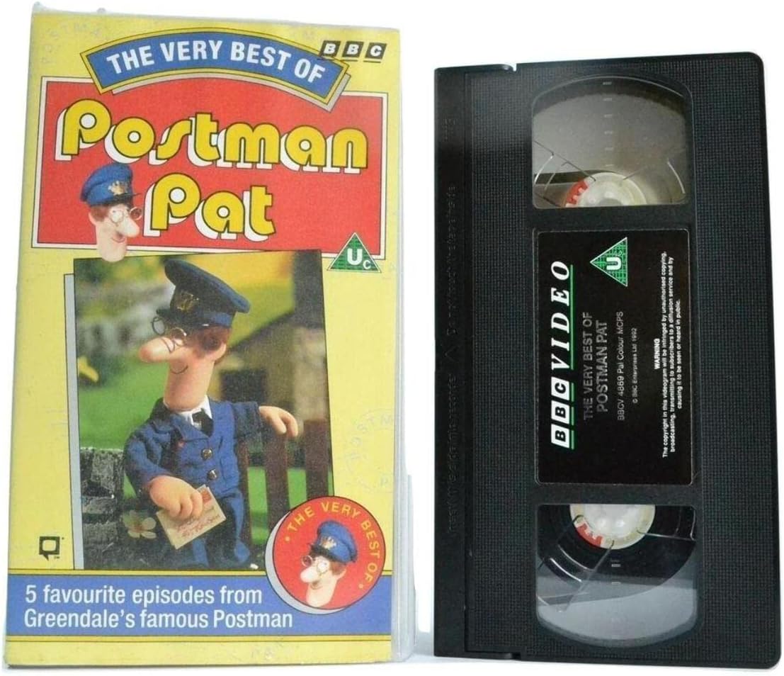 Amazon.com: Postman Pat and His Black and White Cat [VHS] : Ken Barrie ...