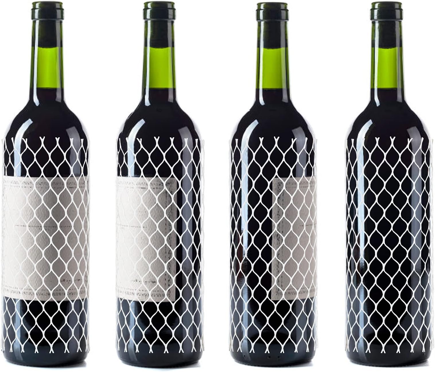 Amazon.com: 100 Pcs Mesh Liquor Bottles Protector 7.8 Inch Long Wine ...
