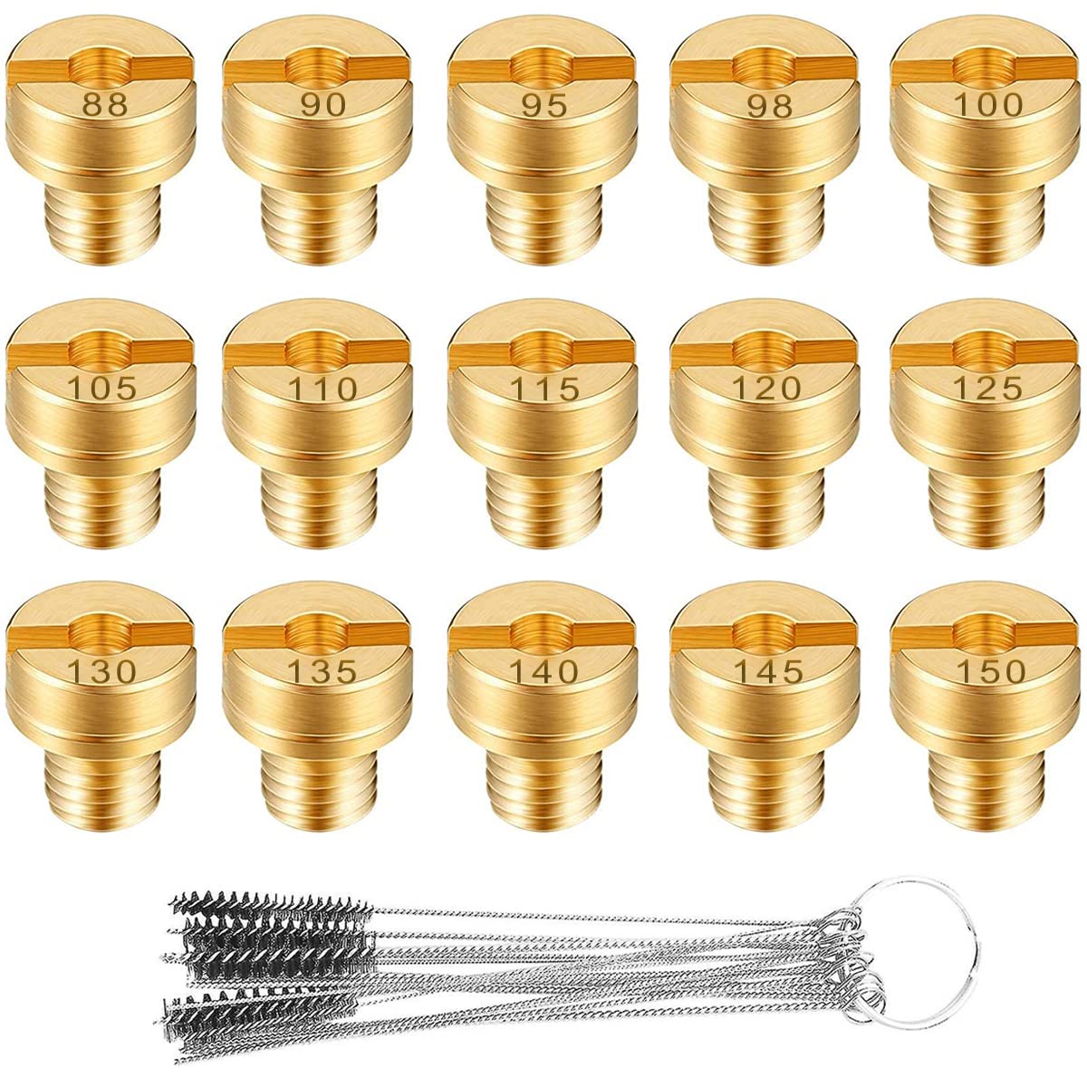 Dirt Bike 125cc Mua 15 Pcs Carburetor Main Jet Kit For Mikuni VM22 VM24 VM26 VM30 125cc 150cc ...