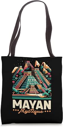 Amazon.com: Mayan Ruins Mesoamerica Yucatan Maya Civilization Tote Bag ...