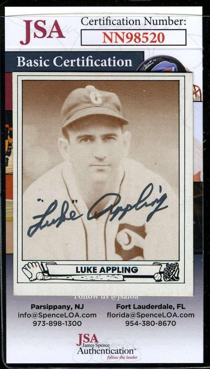 Amazon.com: Luke Appling JSA Coa Autograph 1983 TCMA 1942 Play Ball ...