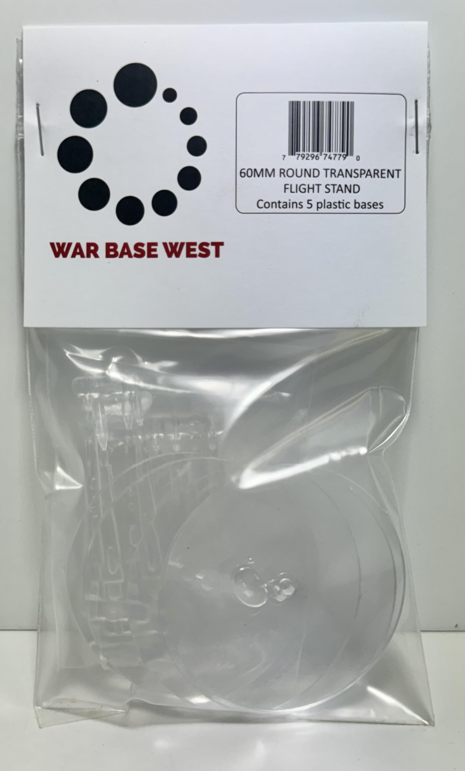 Snapklik.com : Lot Of 5 60mm Large Flying Bases + Stems Flyer Flight Used For Warhammer 40k ...