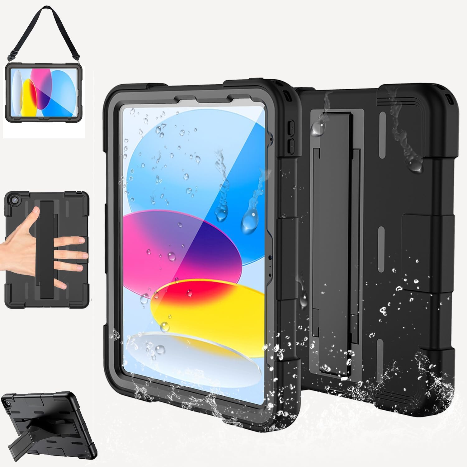 Amazon.com: Designed for iPad 10th Generation 10.9 inch Waterproof Case ...