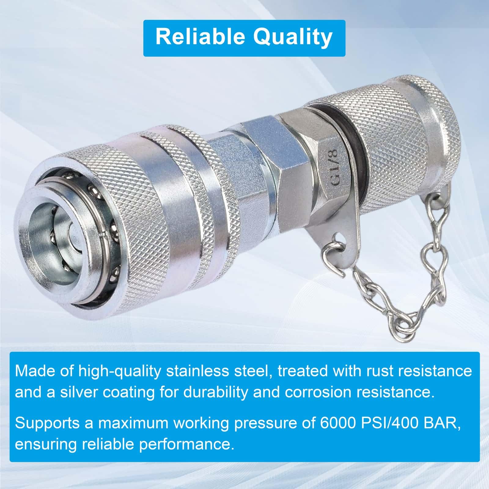 Snapklik.com : Adap-Cat Hydraulic Pressure Test Coupling Kit, G1/8 ...