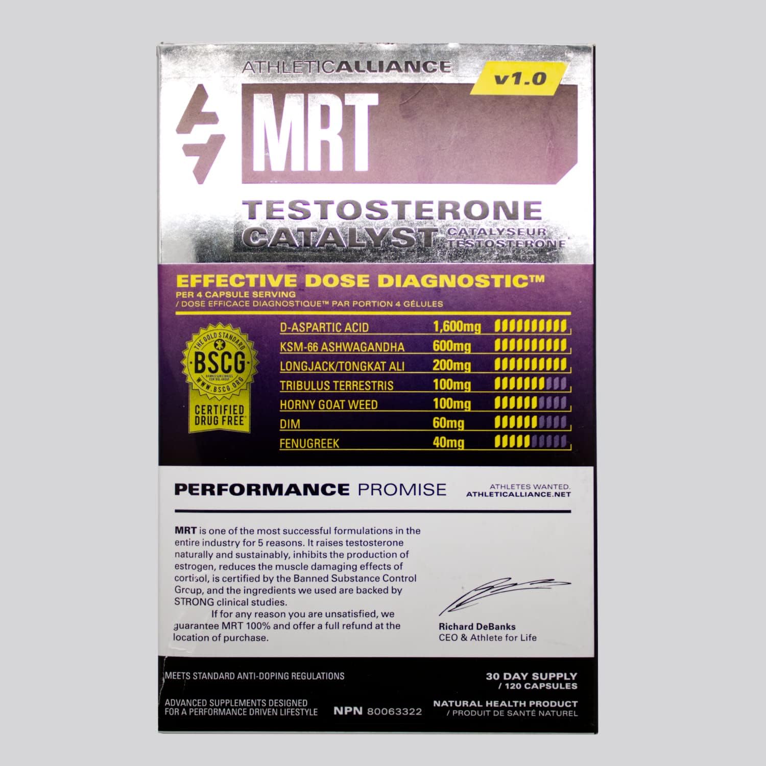 Athletic Alliance MR-T - Maximum Replacement Testosterone for Men ...