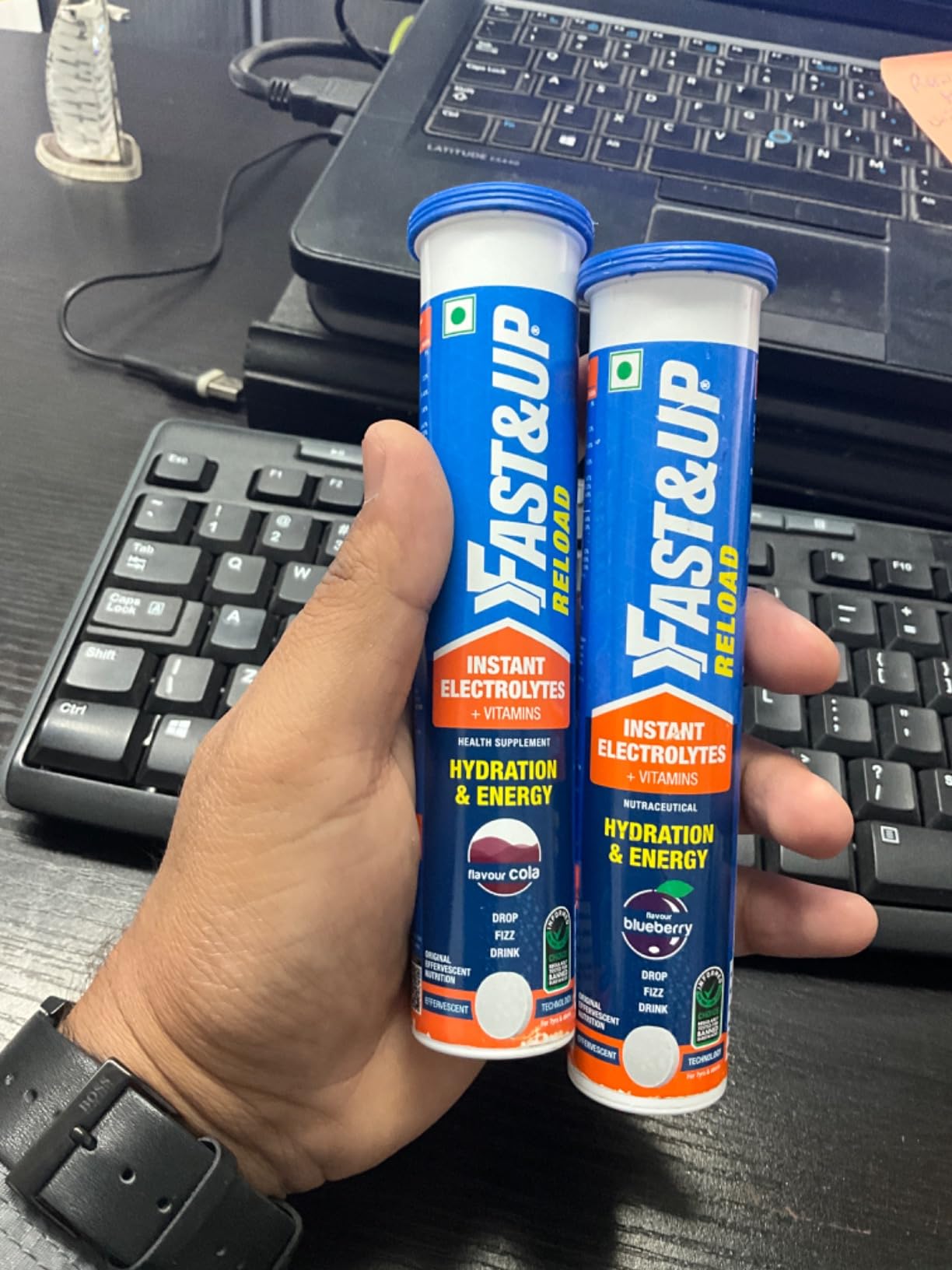 Fast&Up Reload (15 Litres) Low Sugar energy drink for Instant Hydration ...