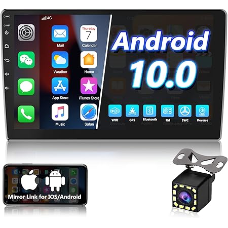 Amazon.com: (2GB+32GB) Android 11 Car Stereo Double Din 10.1 Inch Touch ...