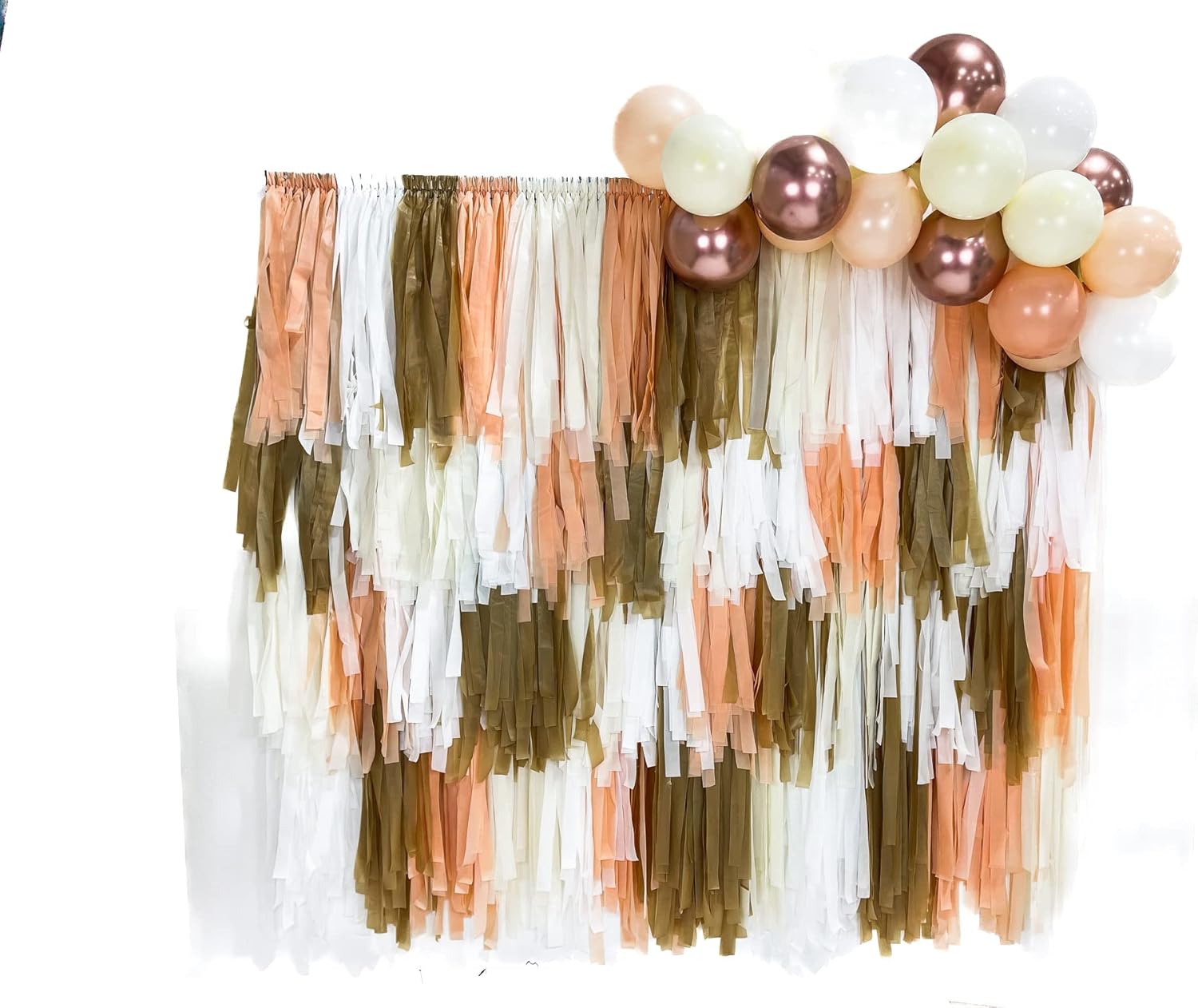 Amazon.com : Fringe Backdrop - Colorful Party Backdrop for Bachelorette ...