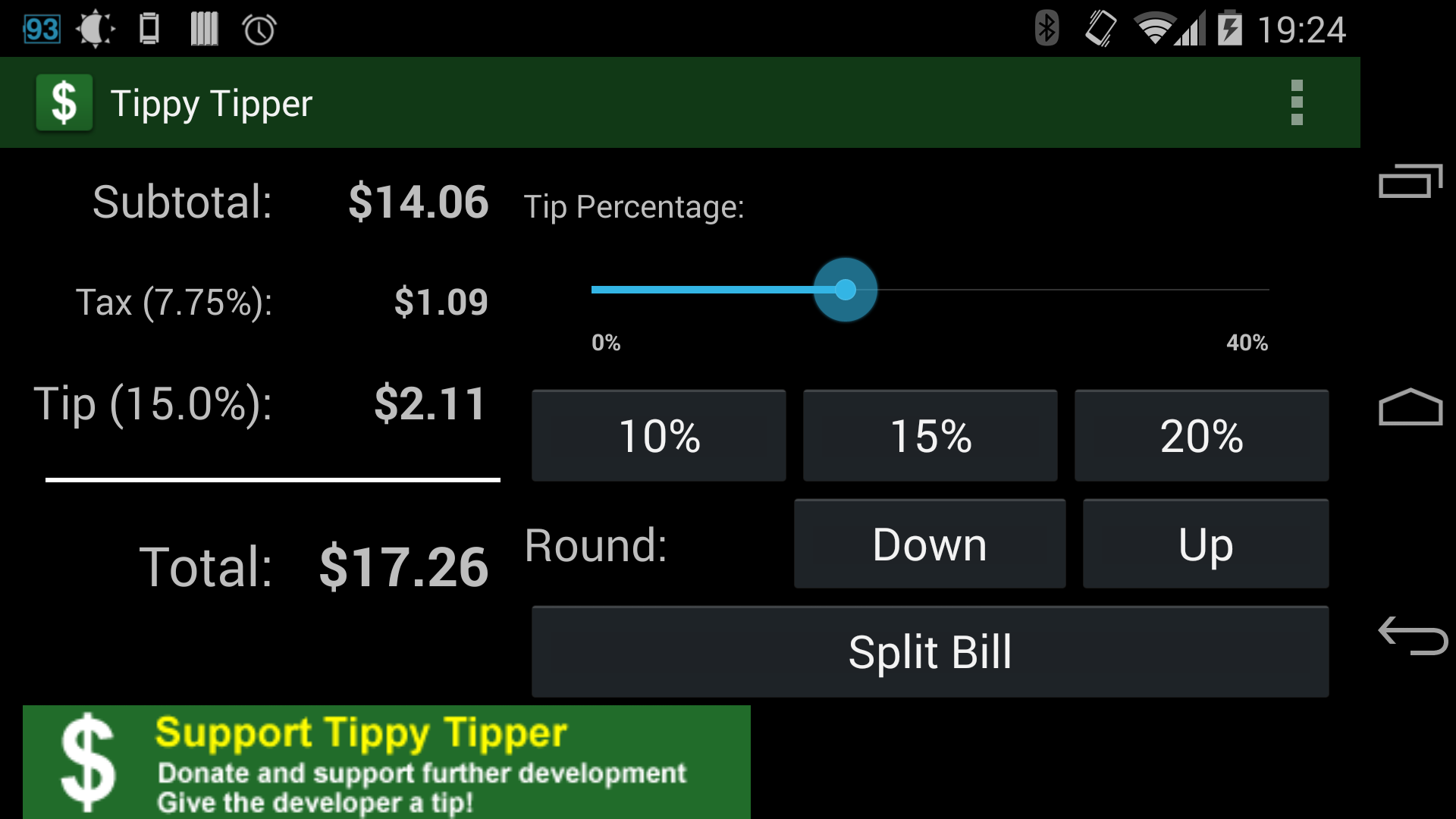Tippy Tipper (Tip Calculator) - App on Amazon Appstore