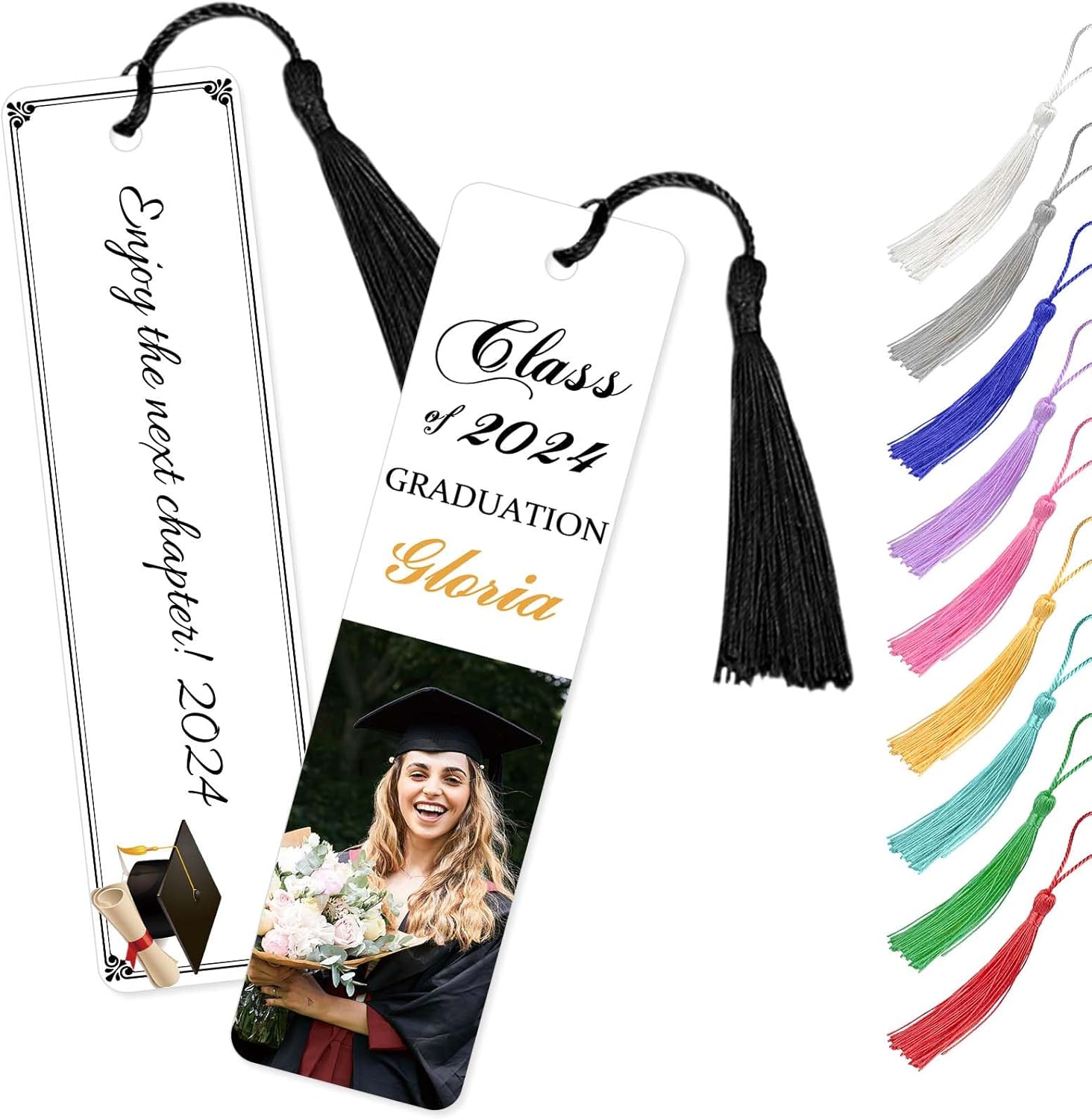 Amazon.com: LOFART Personalised Bookmark,Metal Bookmark Custom Picture ...