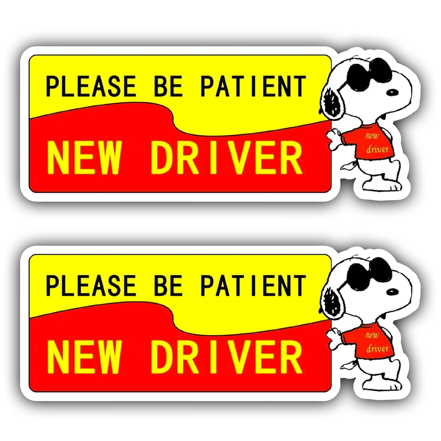 Amazon.com - WSQ New Driver Bumper Stickers Vinyl Premium Quality ...