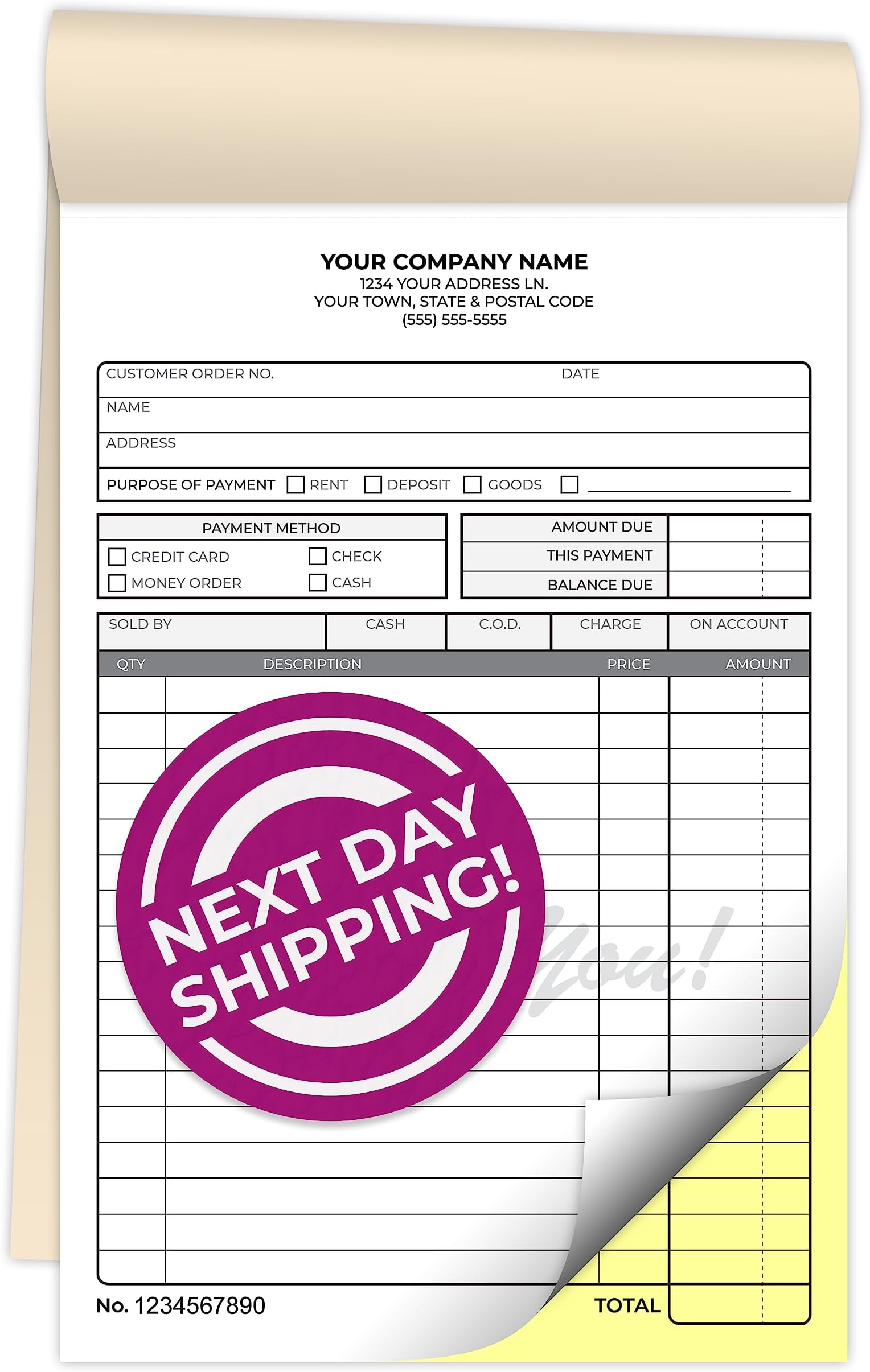 Amazon.com : Adams Contractor Invoice Forms, 8.5 x 11.44 Inch, 3-Part ...