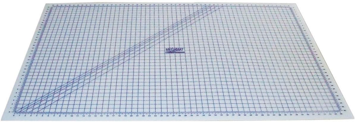 Quilter's Rule Sewfit Translucent Cutting Mat, Megamat, Pinnable ...