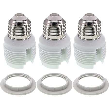 TWDRTDD E27 to G23/G24 Socket Adapter, E26/E27 Edison Screw to 2Pin/4 ...
