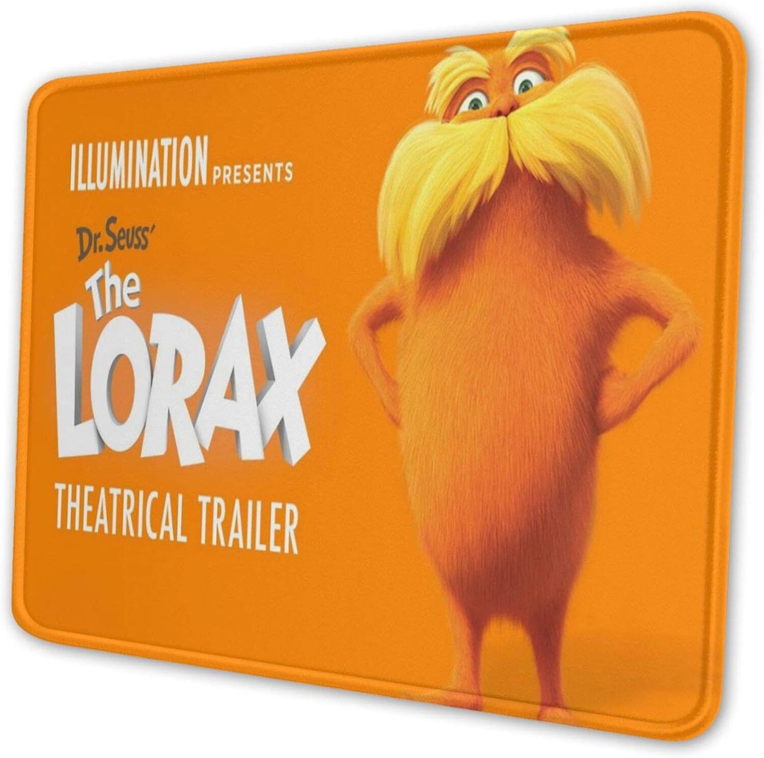 Amazon.com: Dr.Seuss' The Lorax Personalized Rubber Base Office Mouse ...