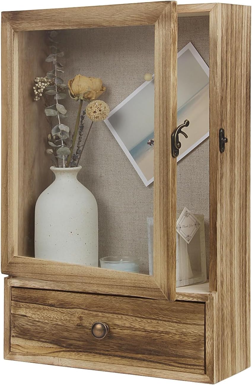 Amazon.com - 11x17 Extra Deep Shadow Box Frame with Linen Back - Sturdy ...