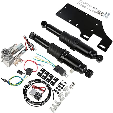 Amazon.com: TCMT Rear Air Ride Suspension W/Air Tank Fit For Harley ...