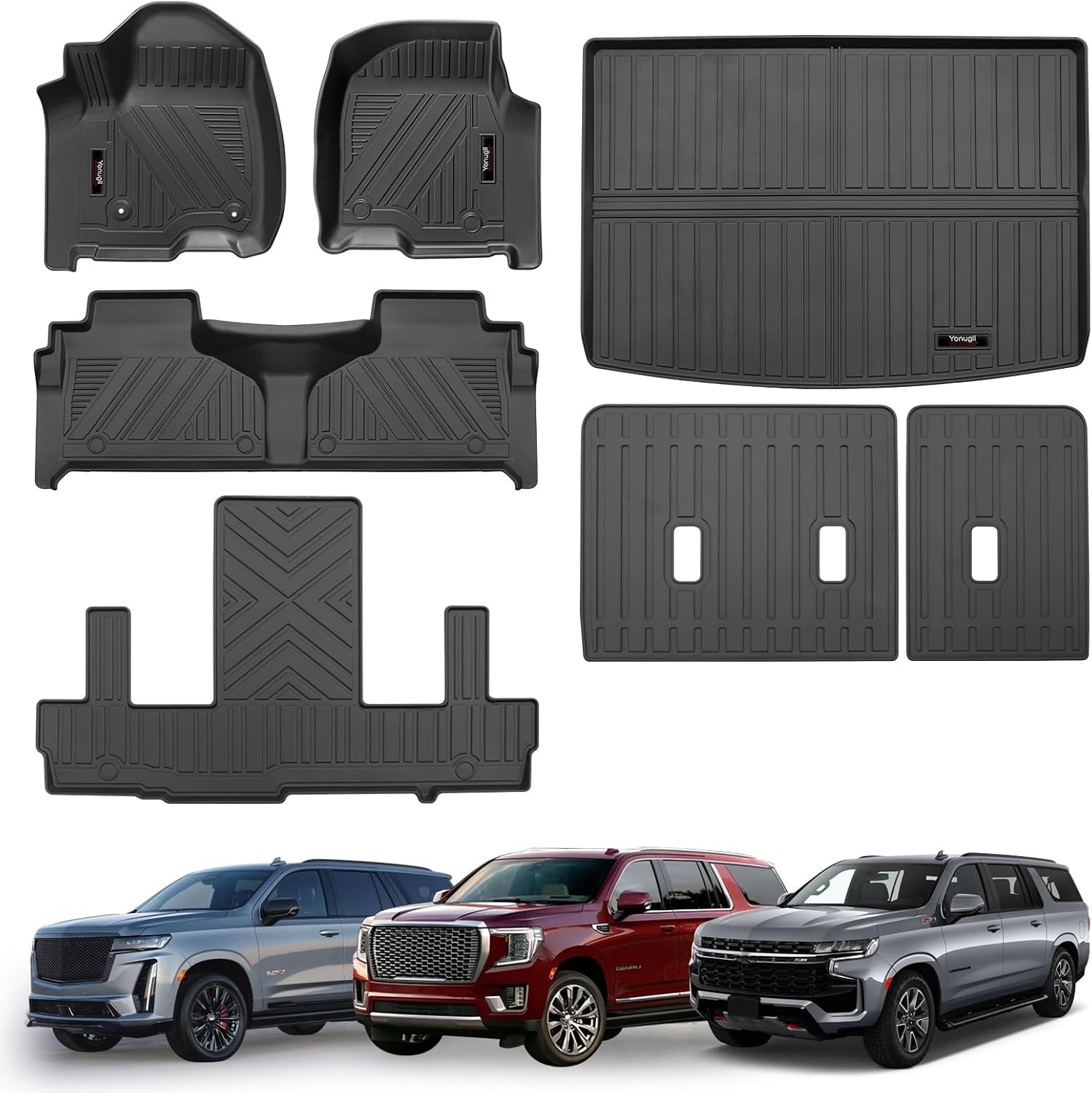 for 2021-2025 Chevy Suburban/GMC Yukon XL/Cadillac Escalade ESV 7 Seat ...