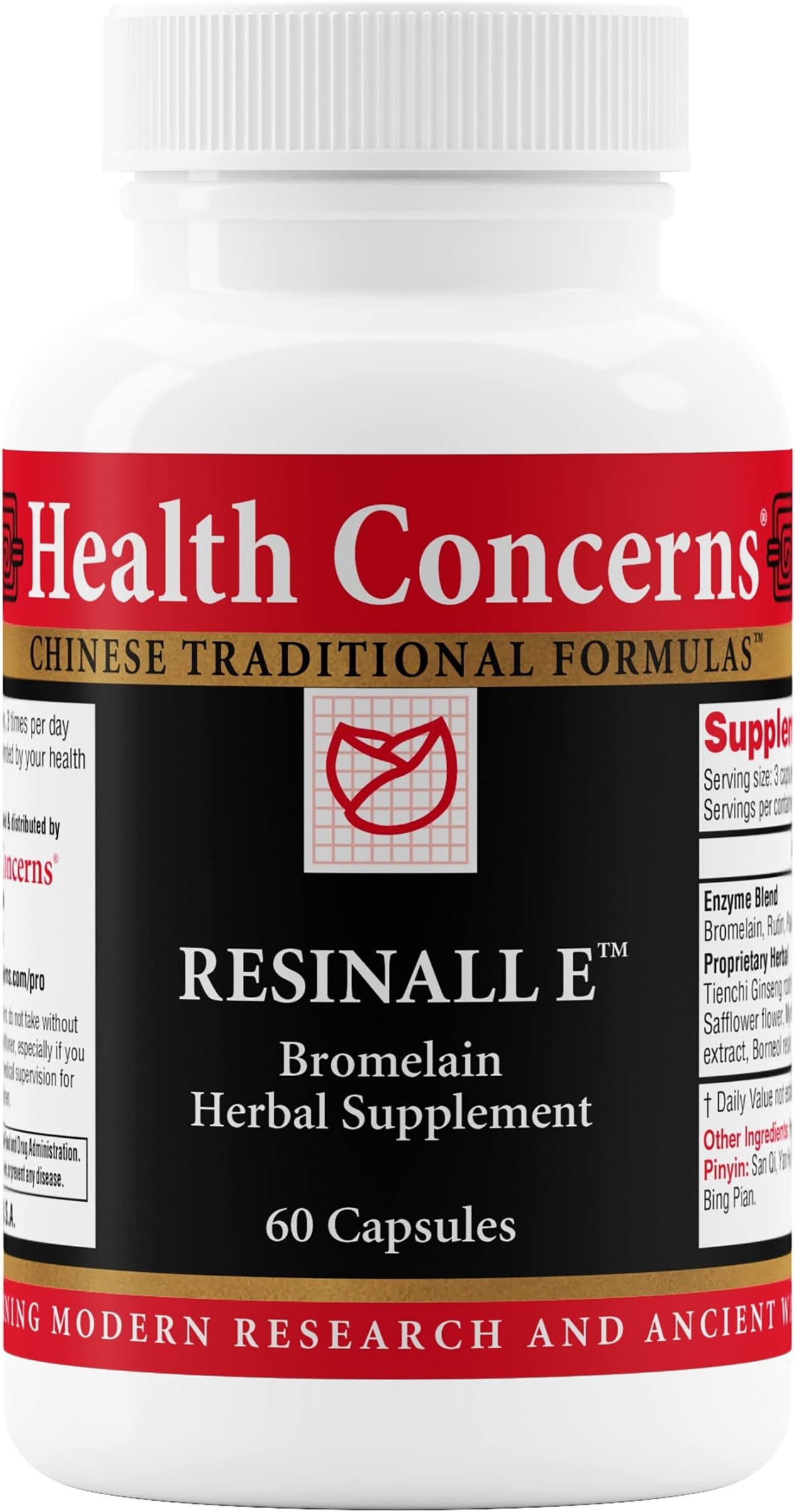 Amazon.com: Health Concerns Resinall E – Bromelain Herbal Supplement ...