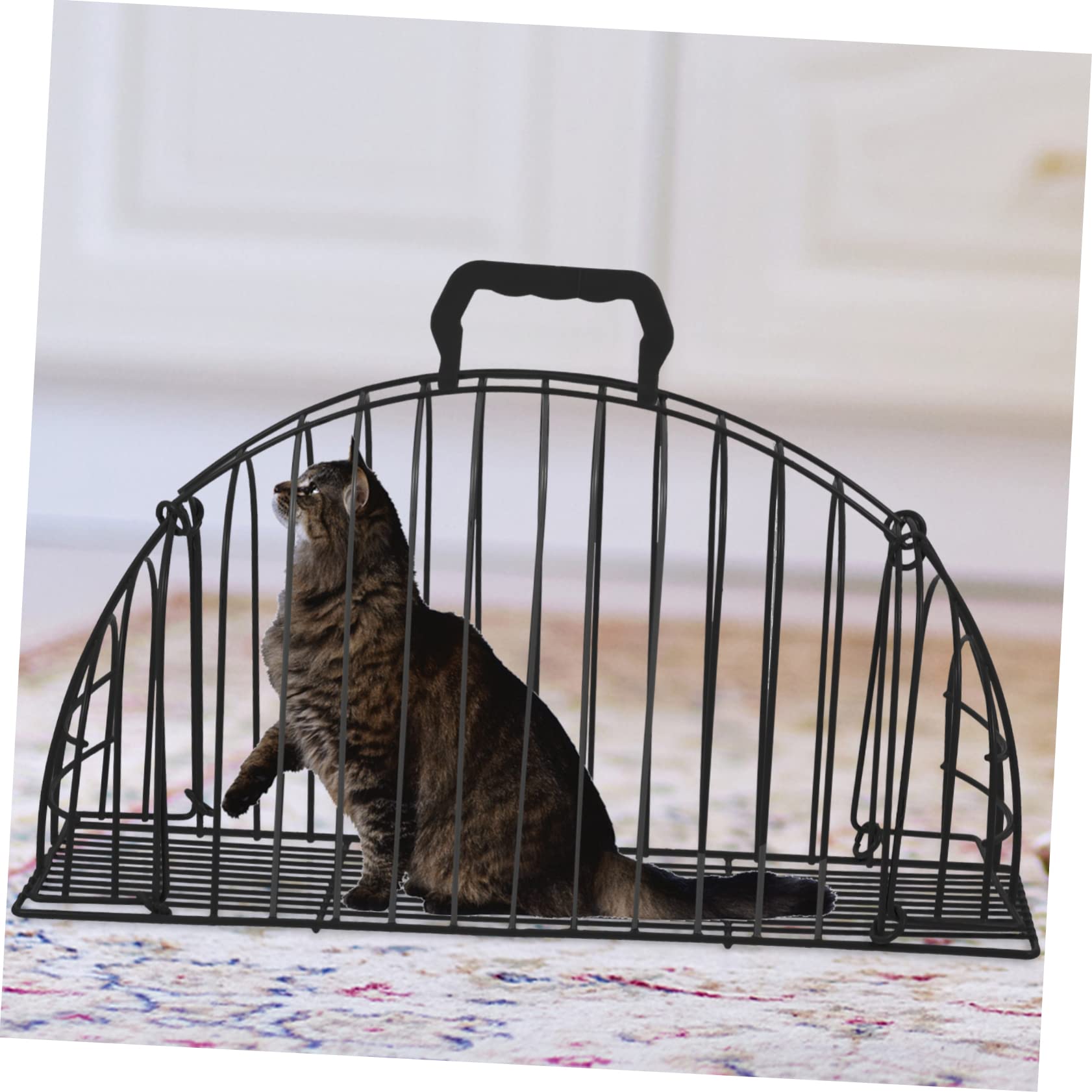 Small Animal Bath Holder Cat Bathing Cage - Metal Mesh Shower Cage For ...