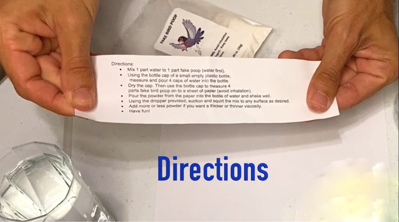 Watch Prank Ideas - Fake Bird Poop for Pranks and Special Effects on ...