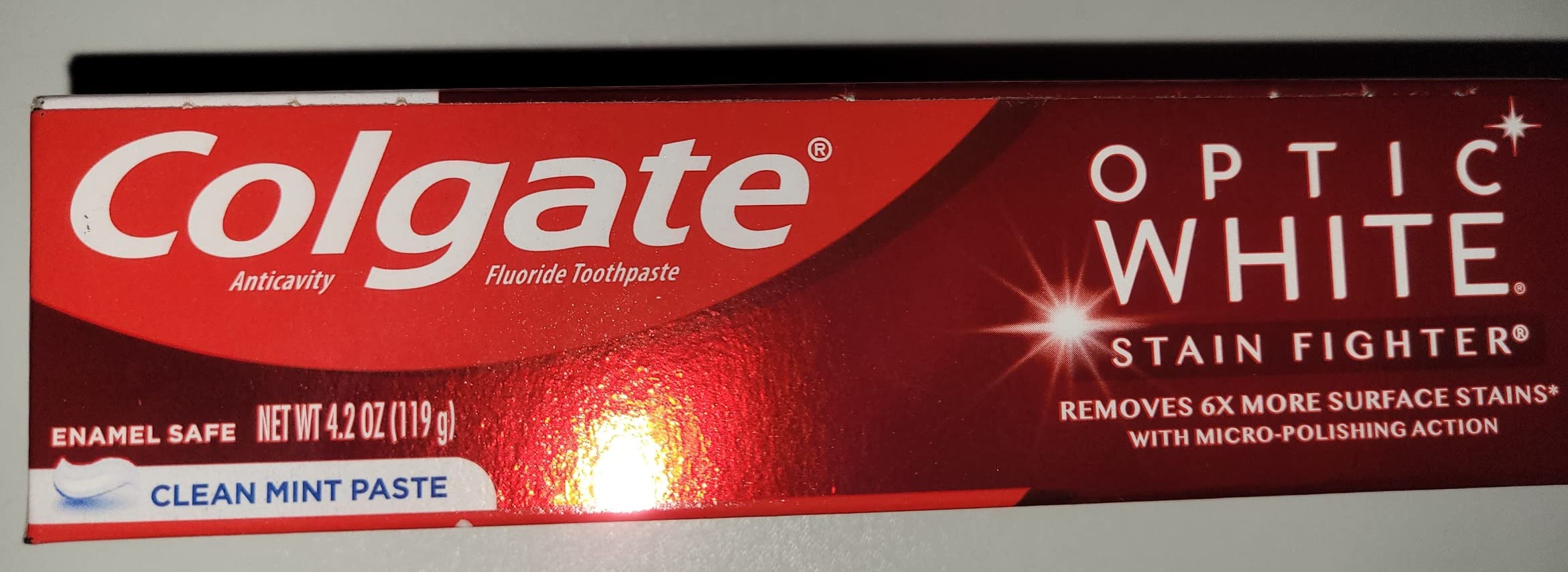 $1/mo - Finance Colgate Optic White Stain Fighter Whitening Toothpaste ...