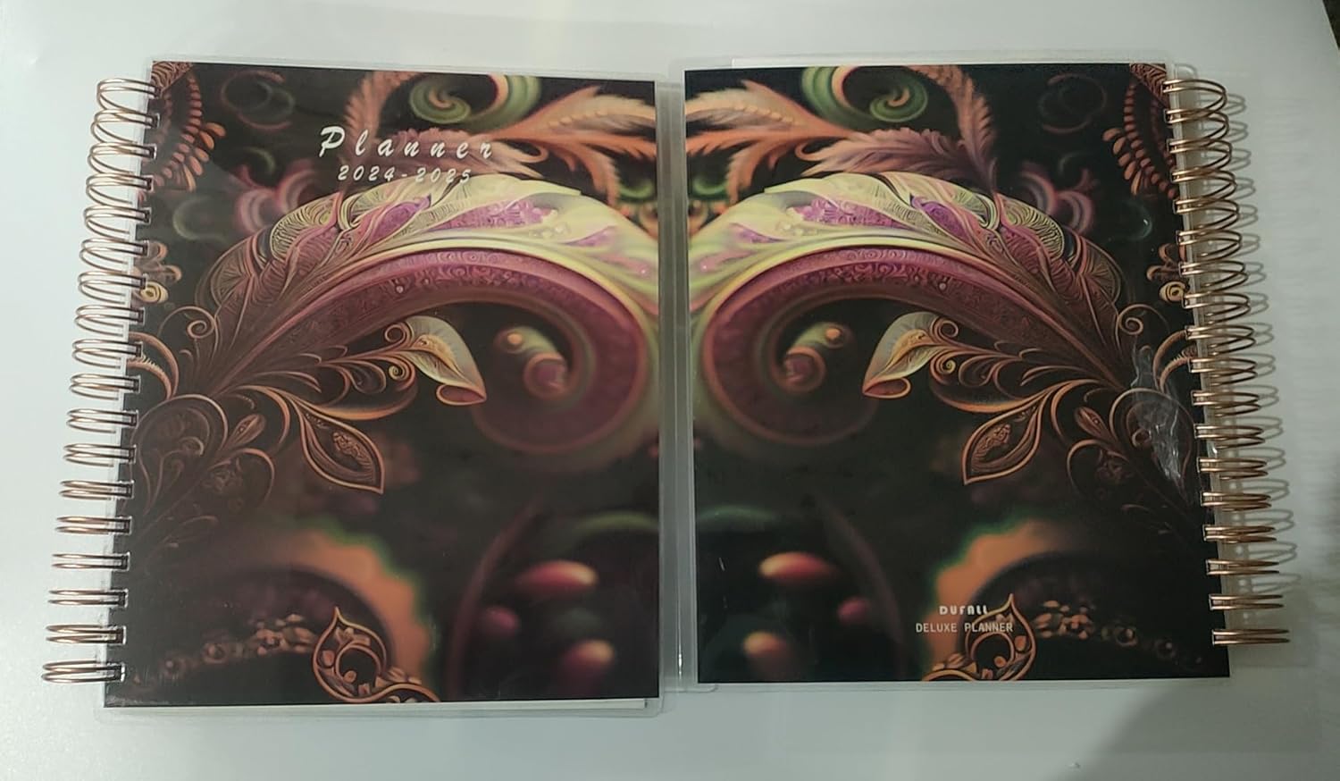 DUFALL 18 Monate Deluxe Planer 2024-2025, Tages-, Wochen-, Monatsplaner ...