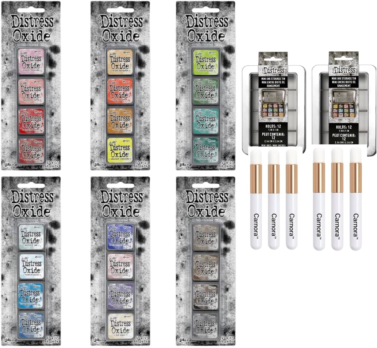 Amazon.com: Tim Holtz Ranger Mini Distress Oxide Ink Cube Pads, Kits 7 ...