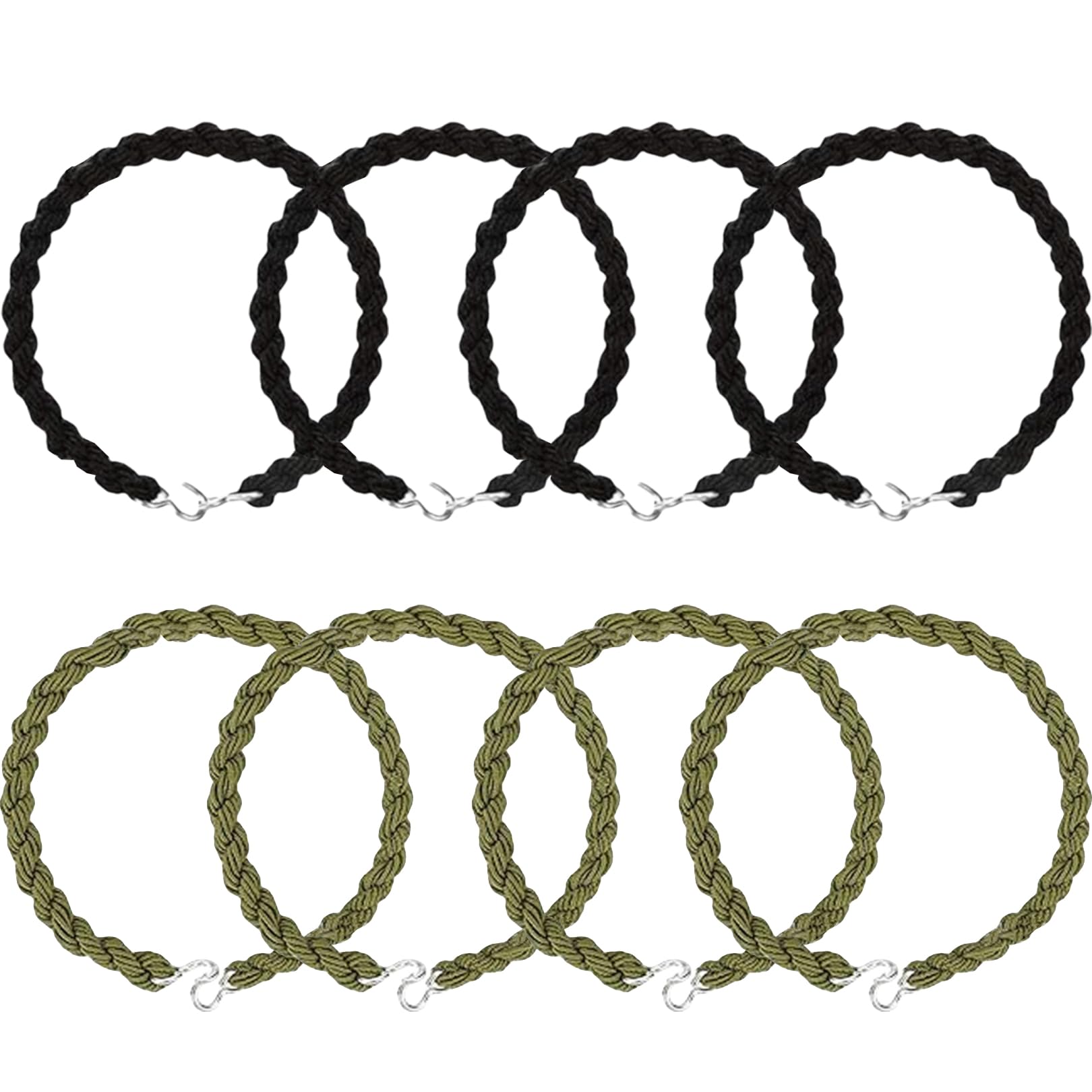 8pcs Twisters Army Ties,Military Elastic Boot Straps Trouser Twists Leg ...