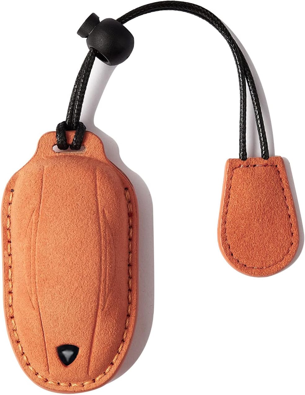 Amazon.com: for Tesla Model X Key Fob Cover Holder Keychain Case Suede ...