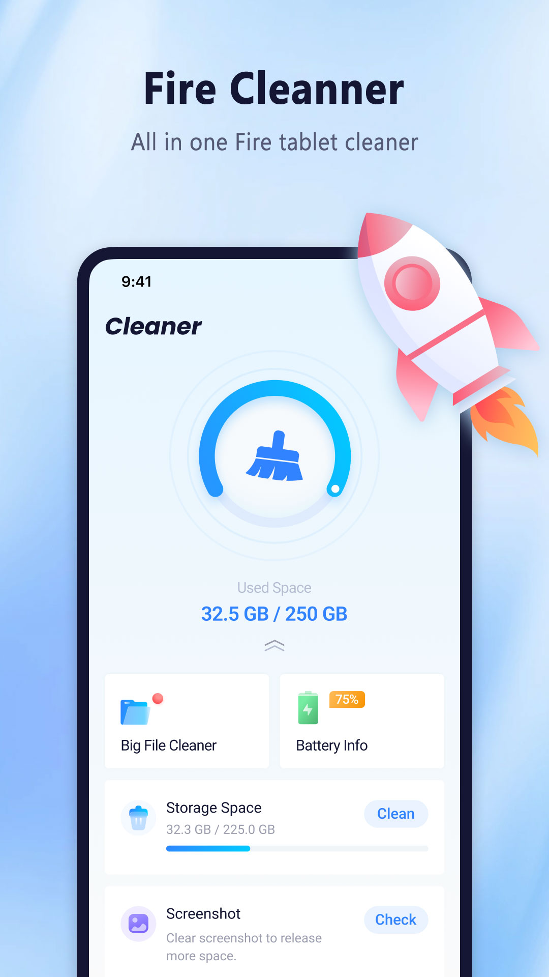 Fire Cleaner: Storage Cleaner & Booster for Fire Tablet - App on Amazon ...