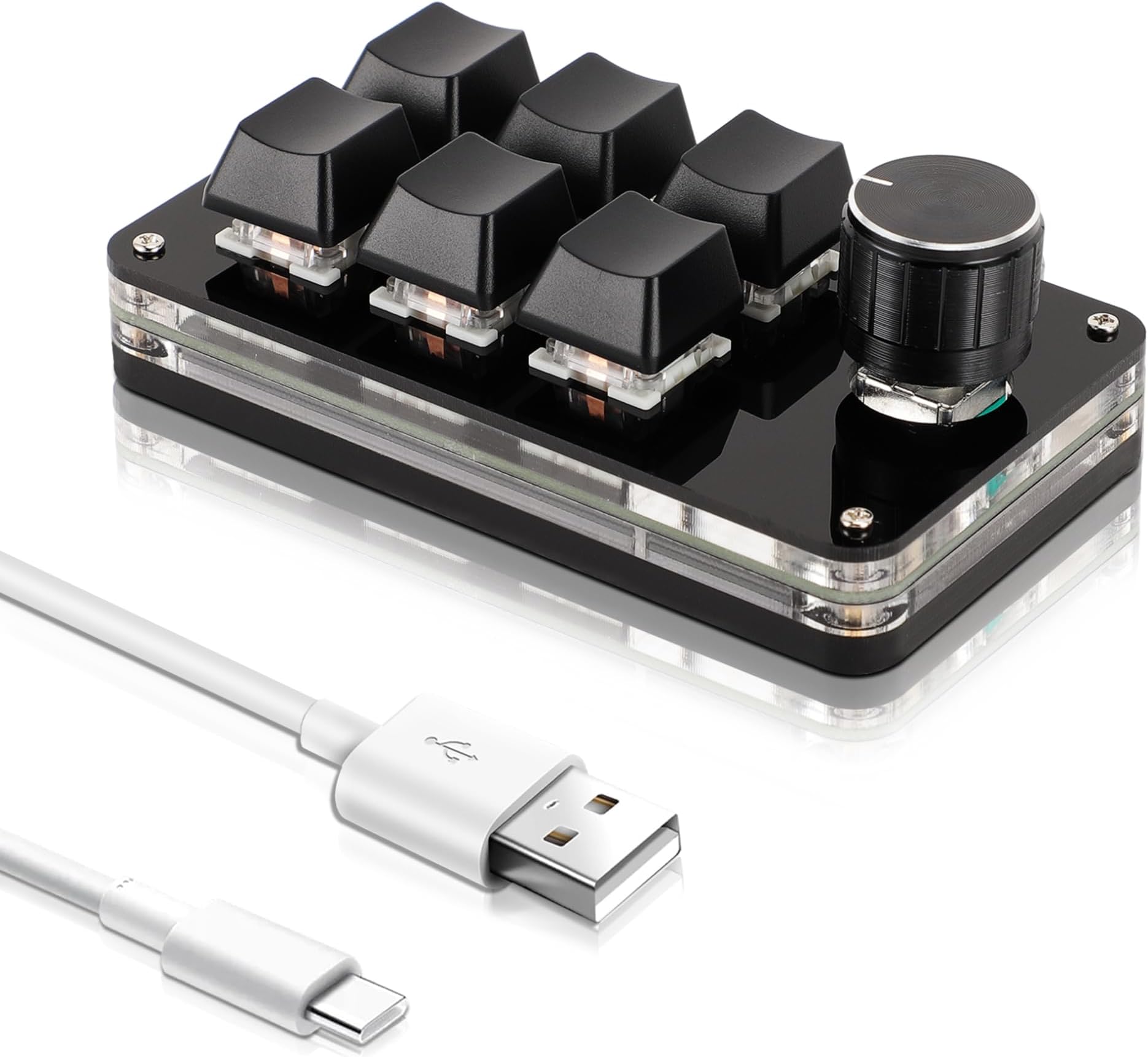 Amazon.com: Dioche USB Mini 6Key Keypad Mechanical Programmable Gaming ...