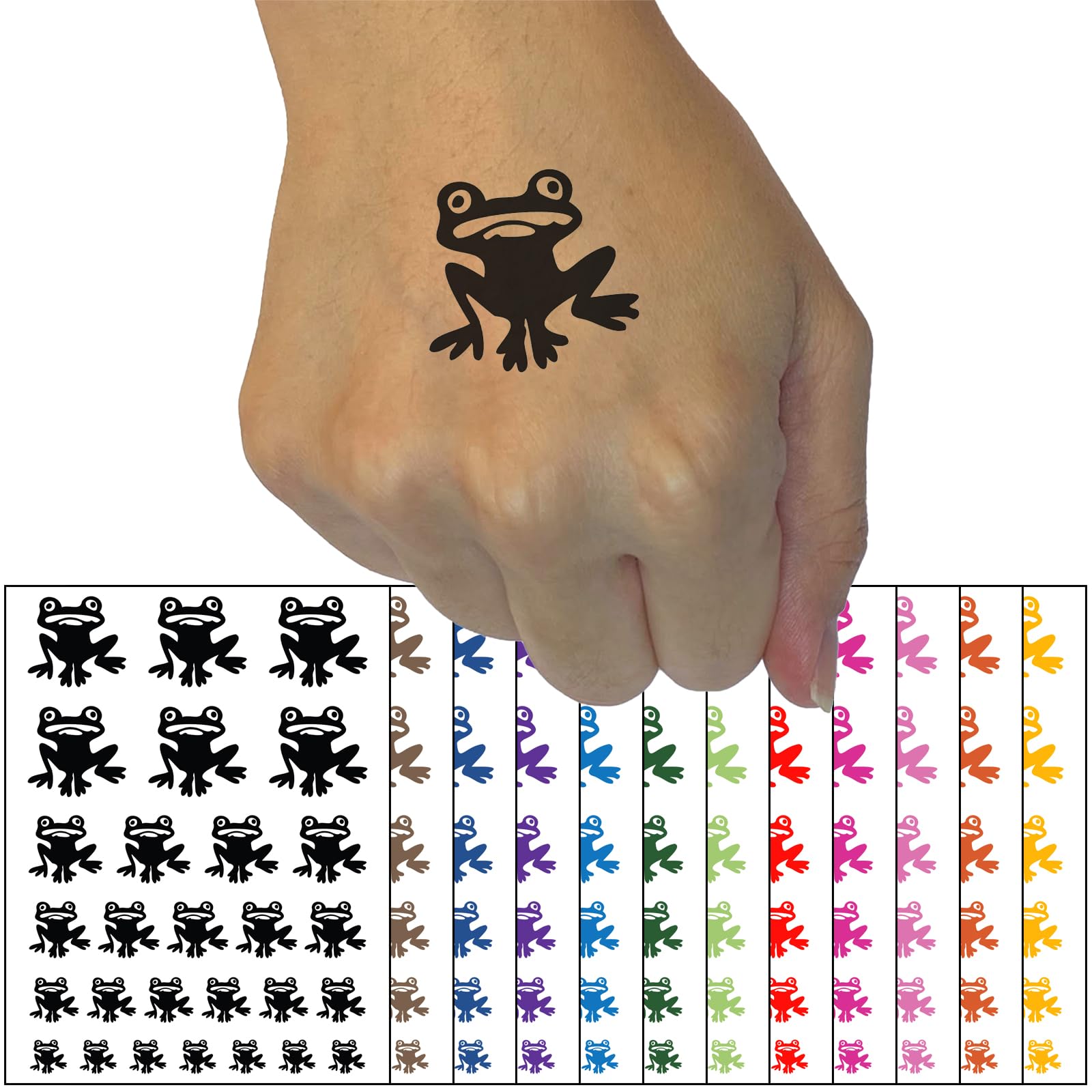 Gothic Frog Tattoos Amazon.com : Frog Prince With Crown Temporary