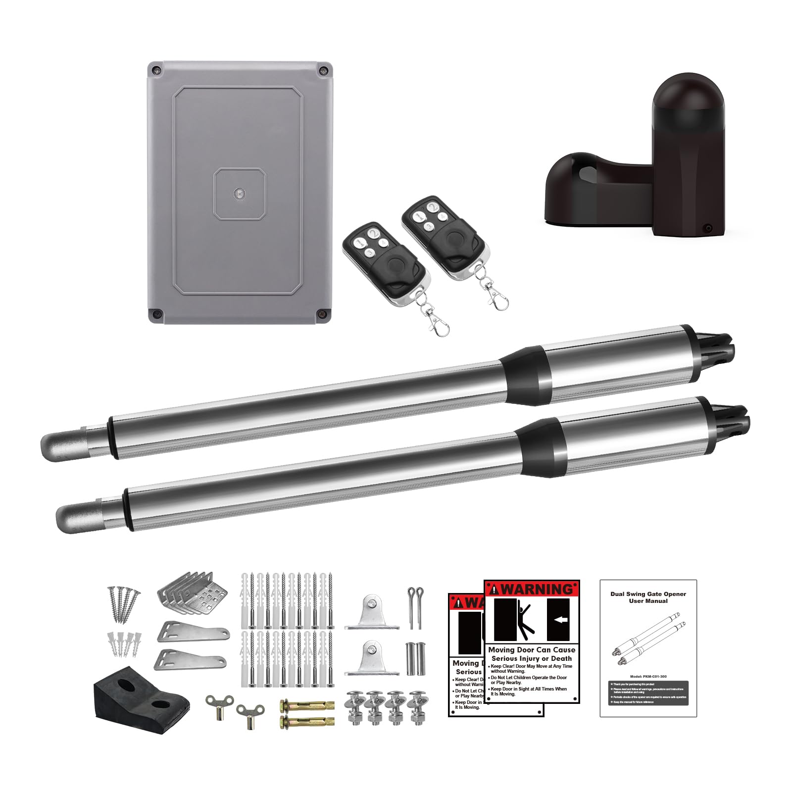 Amazon.com: JUJIANG Automatic Gate Opener with Remote Complete Kit +IR ...