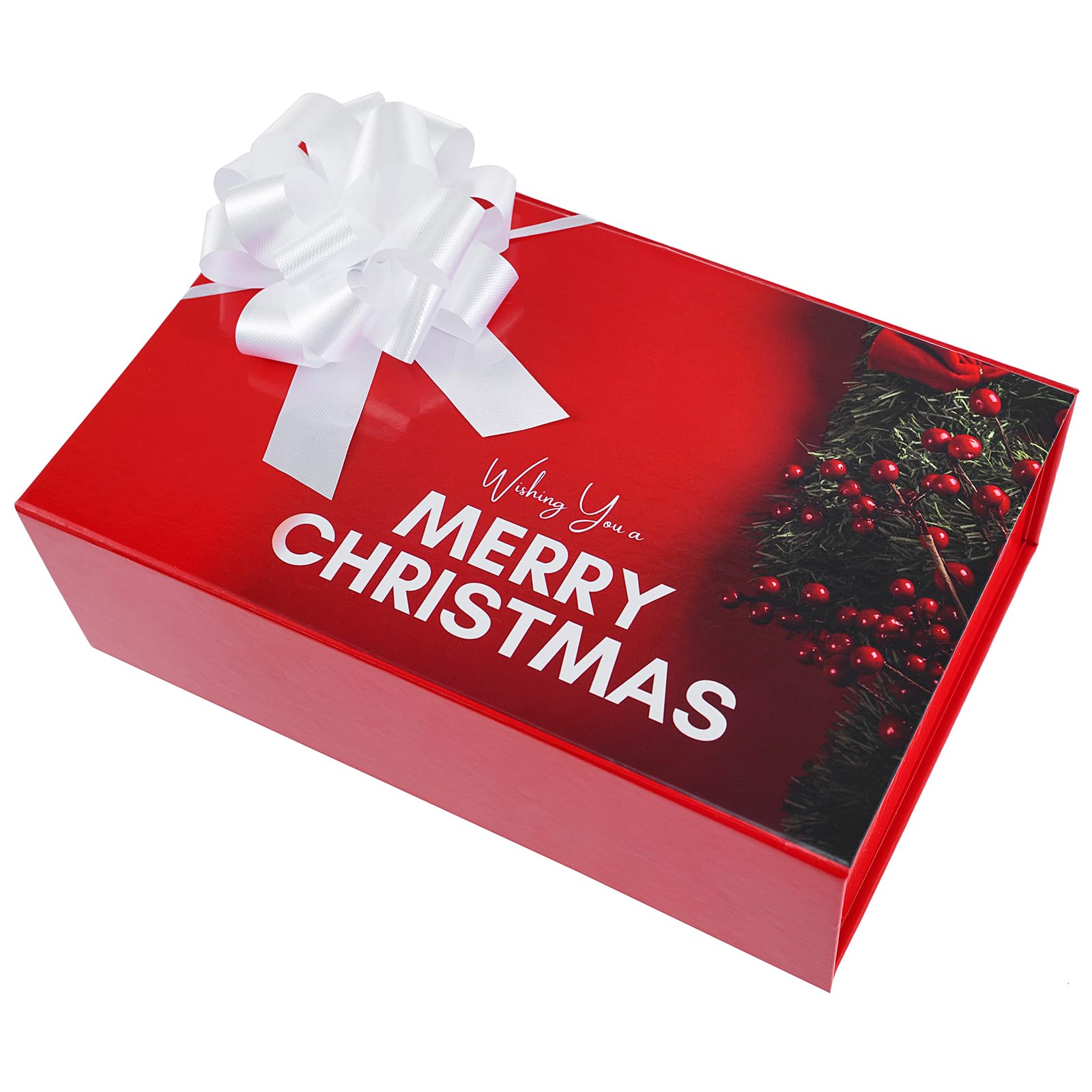 Amazon.com: Christmas Gift Box with Magnetic Closure Lid for Present ...