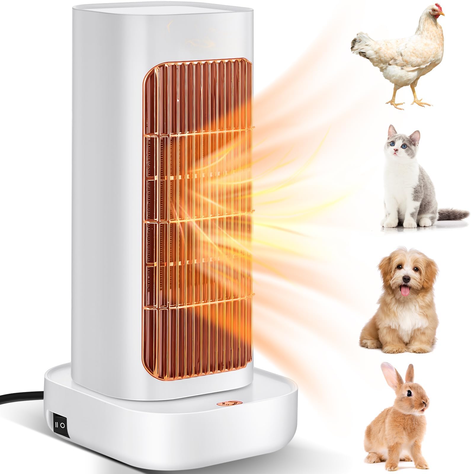 Amazon.com: Dreyoo Dog House Heater with Thermostat, PET House Heater ...