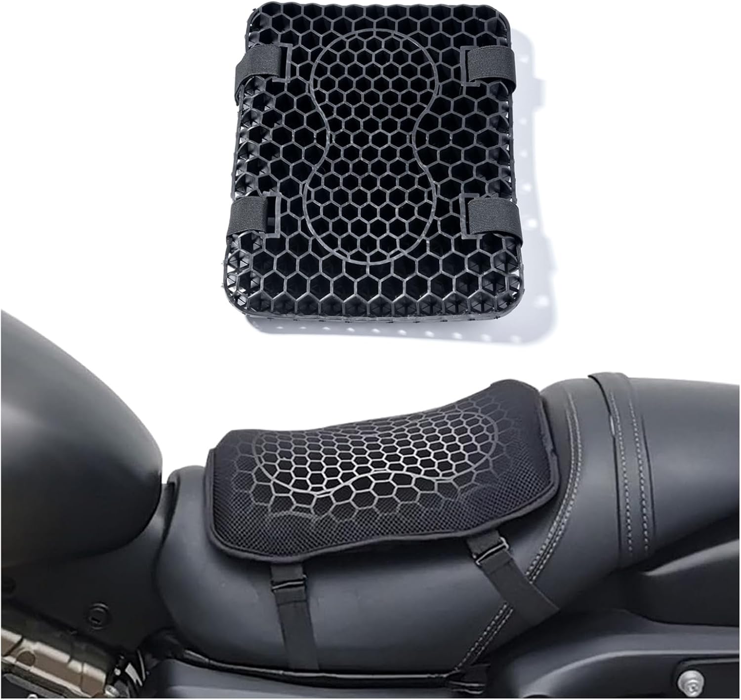 Amazon.com: UTRFJO Motorcycle Gel Seat Cushion for Suzuki QuadSport ...