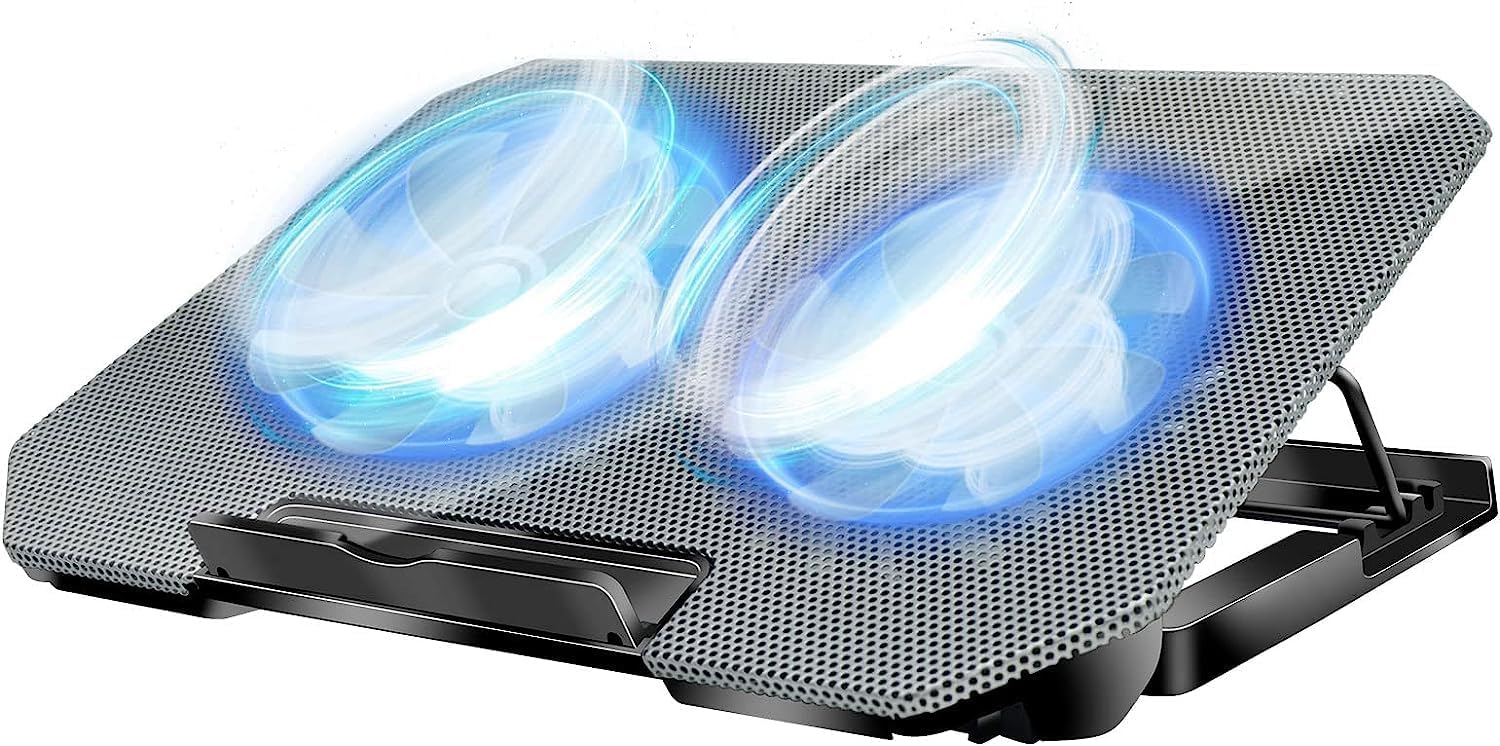 Amazon.com: Xtrempro Portable Metal Mesh Laptop Cooler Cooling Pad, 6 ...