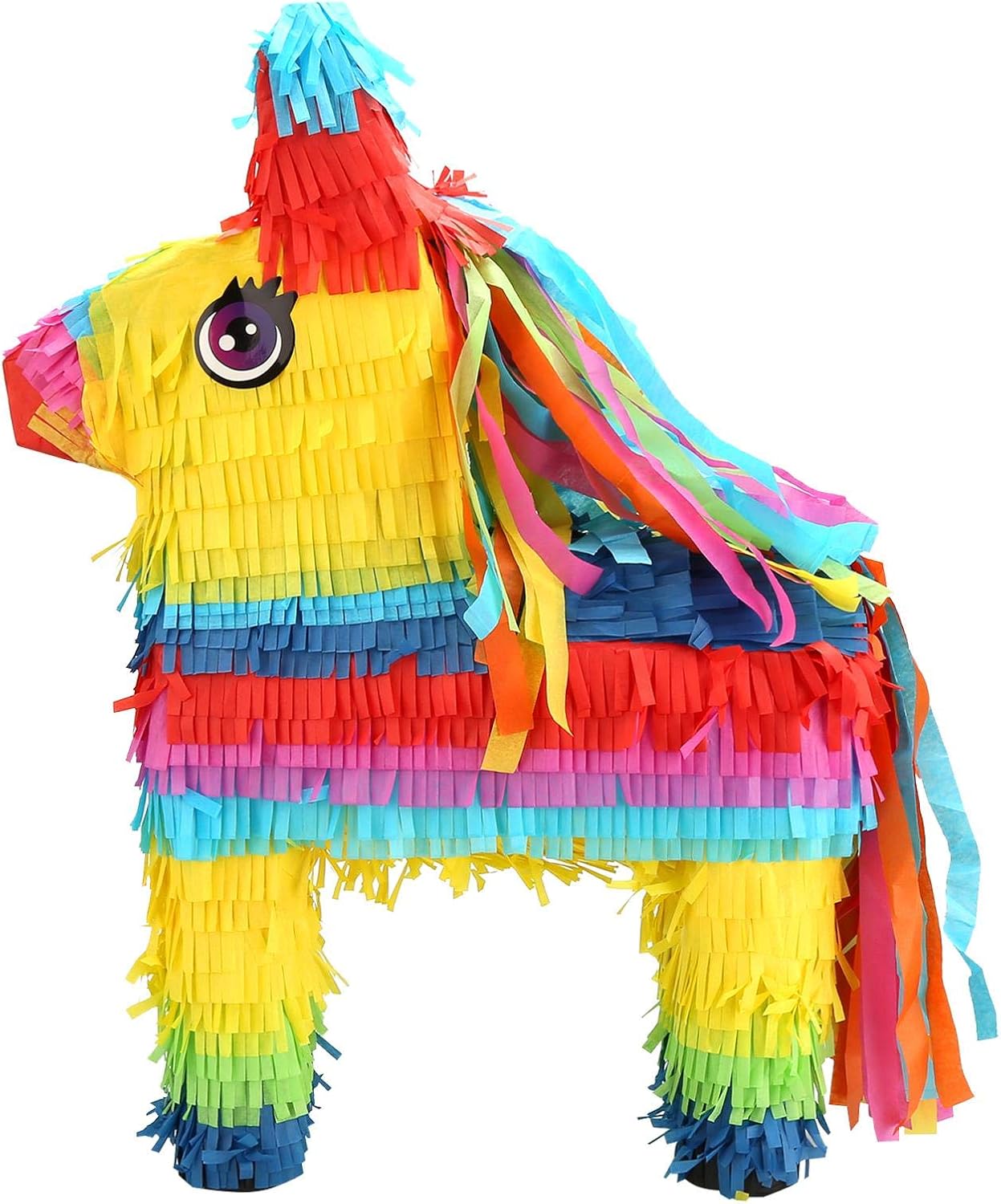 32nd Piñata Party Game with Stick – Rainbow Horse – BigaMart