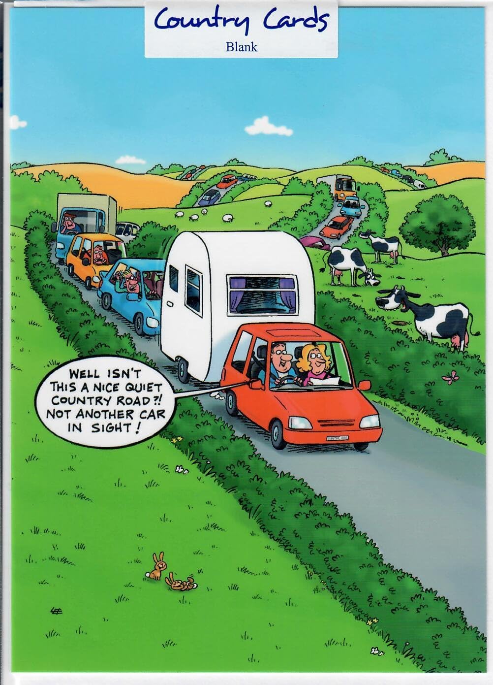 Driving Caravan - Humour Greetings Card 10579 (Happy Birthday) : Amazon ...