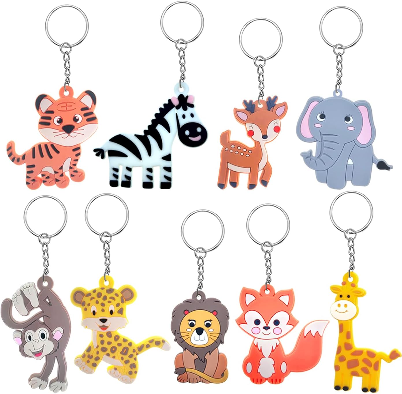 Amazon.com: MEIYIFAN Mini Key Chains,Animal Keychains,Cute Key Chains ...