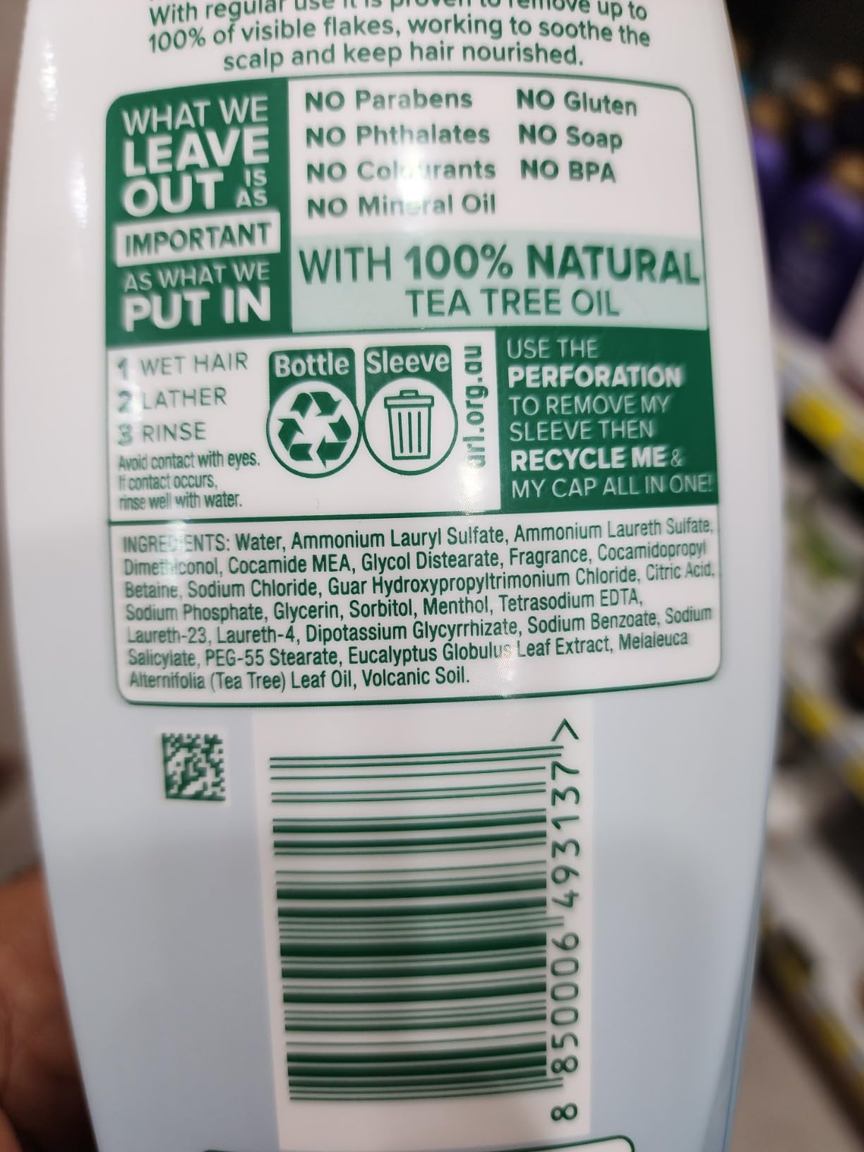 Palmolive Naturals Anti Dandruff 2 in 1 Hair Shampoo and Conditioner ...