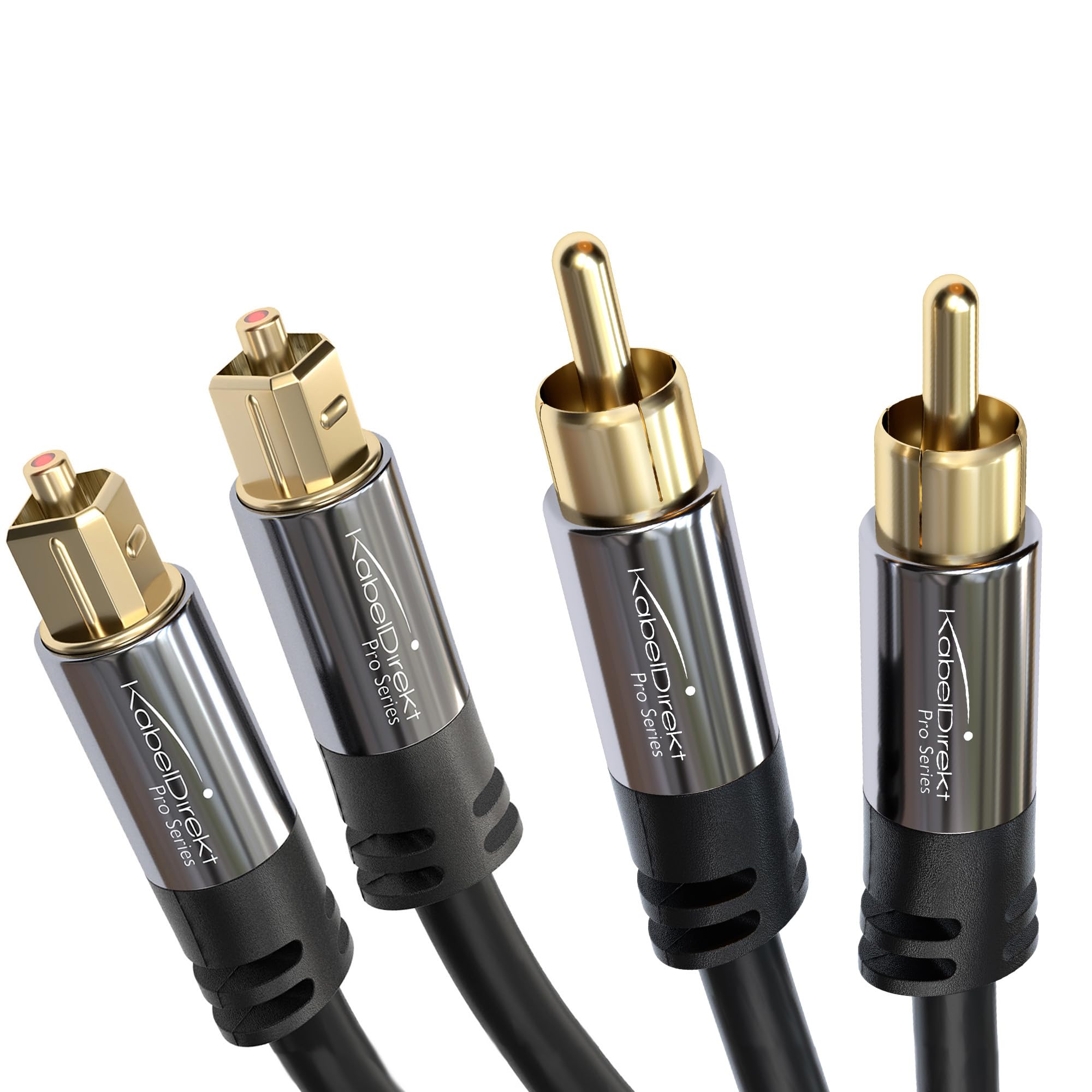 Amazon.com: KabelDirekt – TOSLINK cable – 3ft – optical audio cable ...