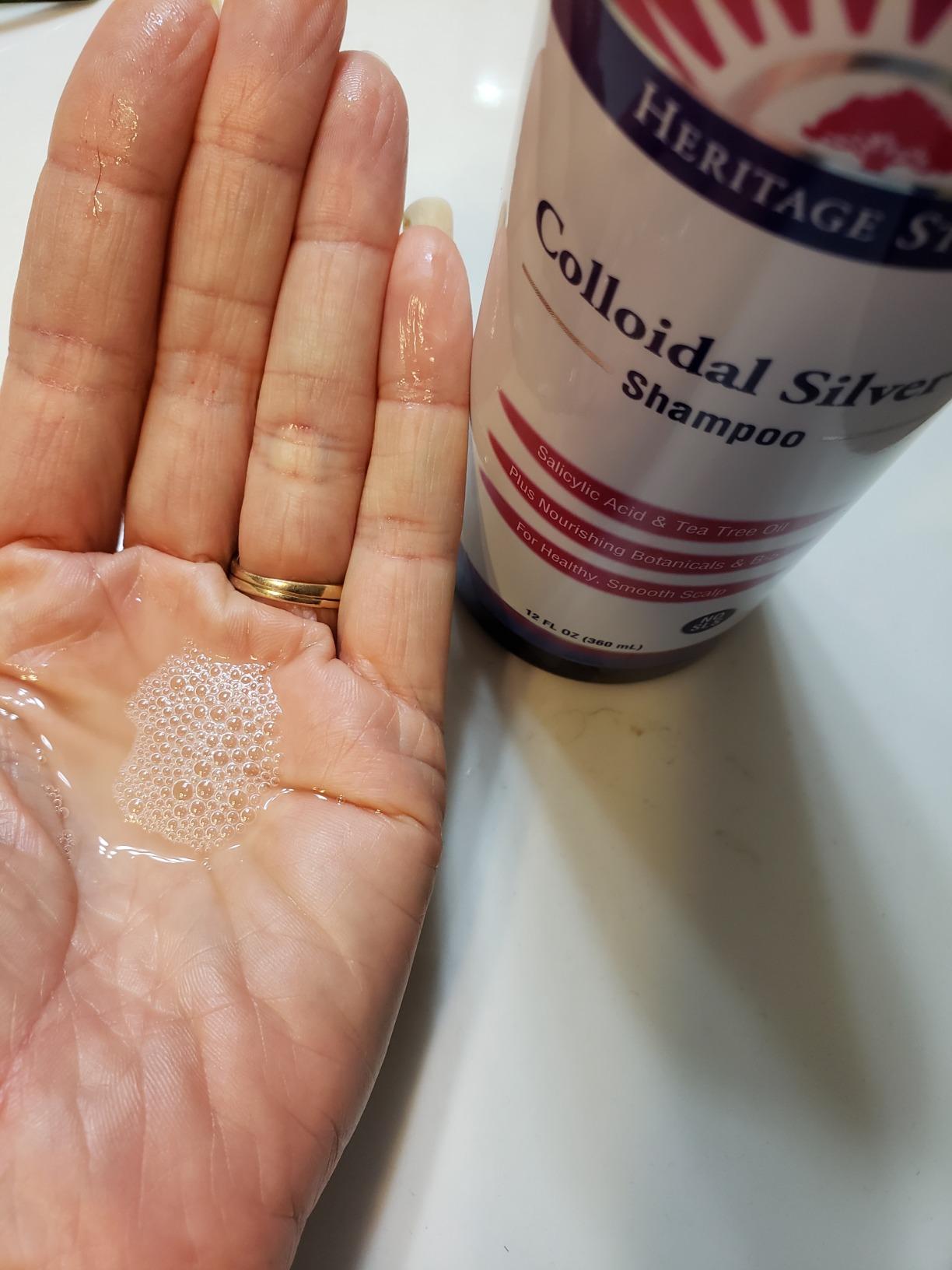 Amazon.com : Heritage Store Colloidal Silver + Shampoo 12 oz Liquid ...