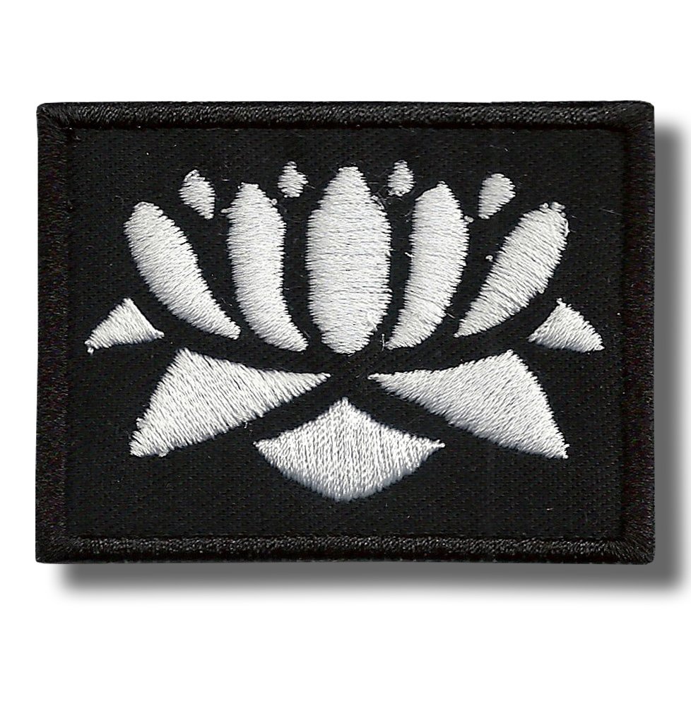 Amazon.com: Buddhist Lotus - Embroidered Patch, 6 X 4 cm : Clothing ...