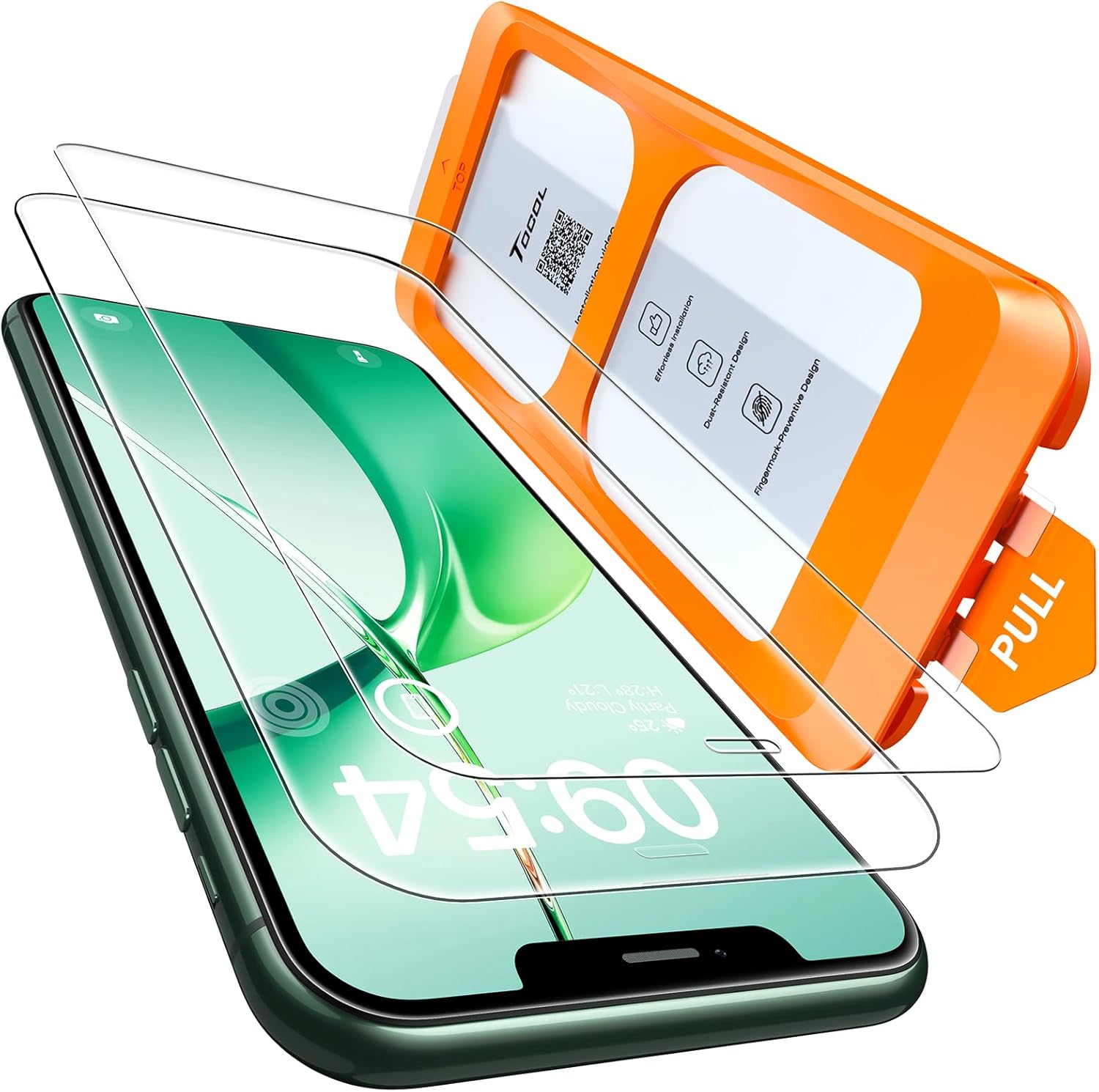 Amazon.com: TOCOL for iPhone 11 Pro Max Screen Protector 9H Hardness ...