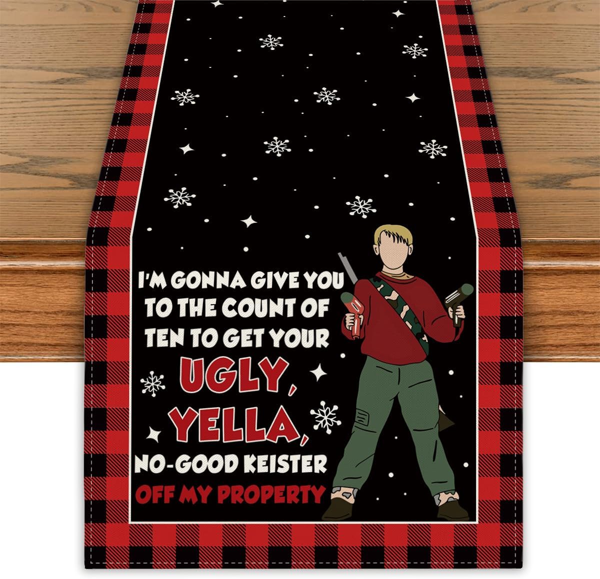 Amazon.com: Home Alone Christmas Table Runner Merchandise Gift ...