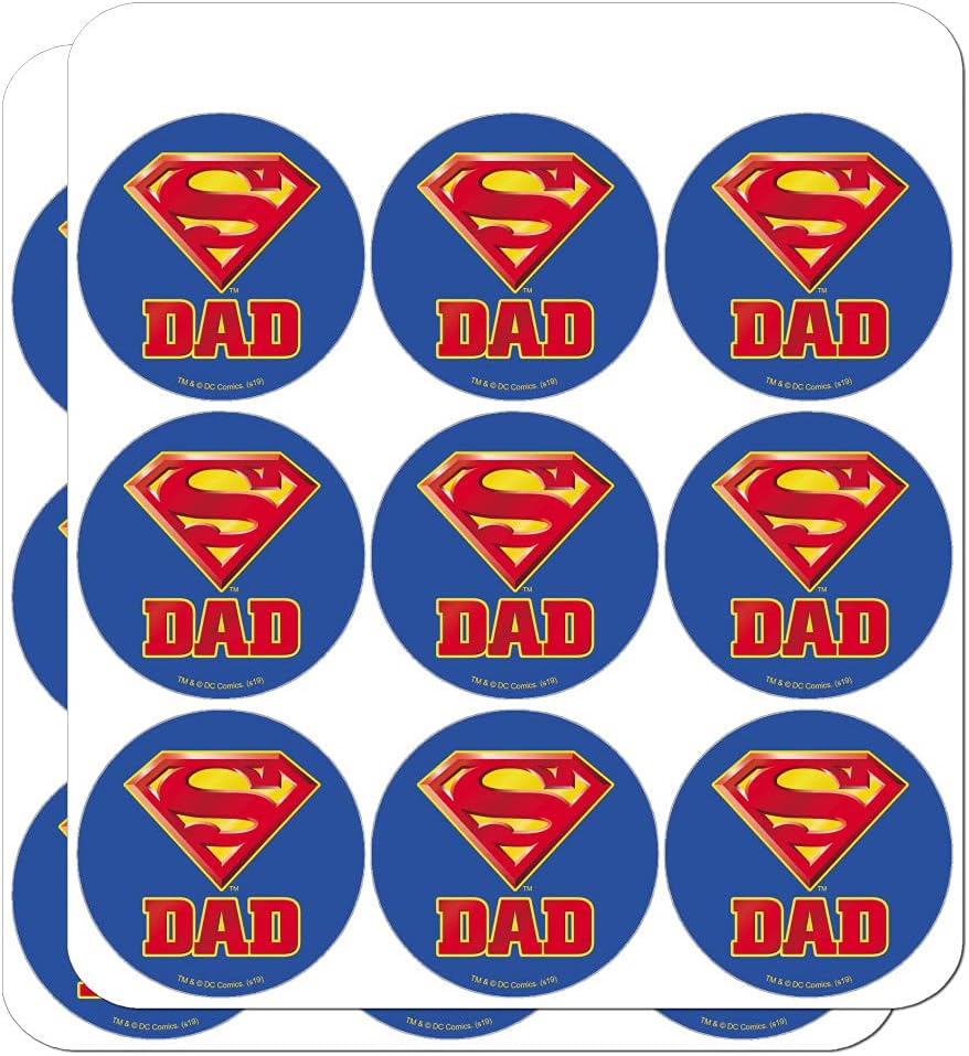 Amazon.com: Superman Super Dad Shield Logo Planner Calendar ...